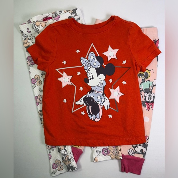 Disney | Matching Sets | Disney 2t Minnie Mouse Toddler Girls 3piece ...
